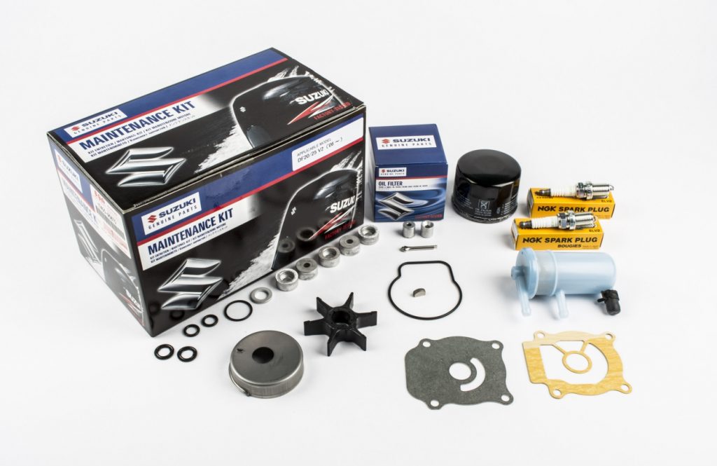 Genuine Suzuki Outboard DF20/25 V2 Marine Maintenance Service Kit 17400 ...